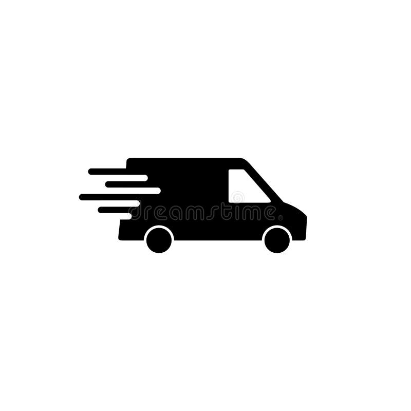 Fast Shipping Delivery Truck Icon . Delivery Truck Icon. Fast Delivery ...