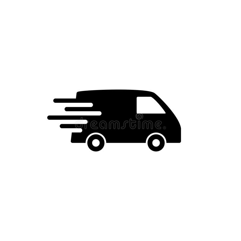 Fast Shipping Delivery Truck Icon . Delivery Truck Icon. Fast Delivery ...
