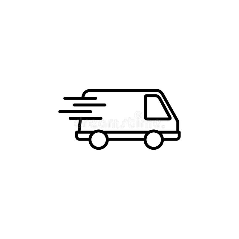 Fast Shipping Delivery Truck Icon . Delivery Truck Icon. Fast Delivery ...