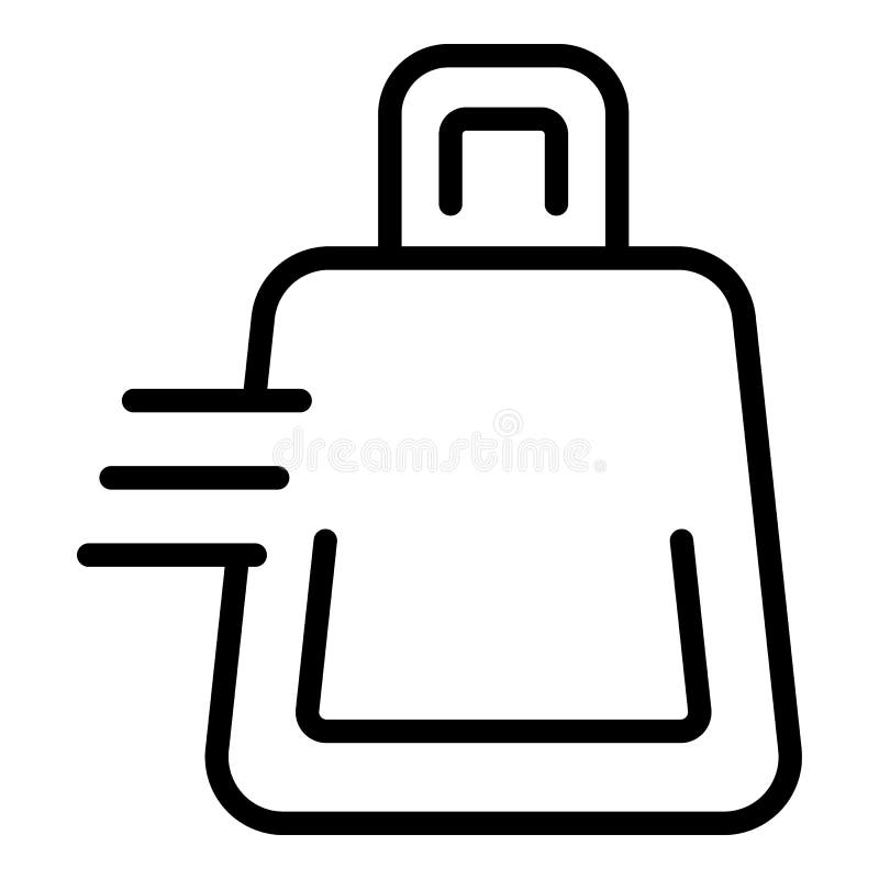 Fast Shipping Icon Outline Vector. Express Delivery Stock Vector ...