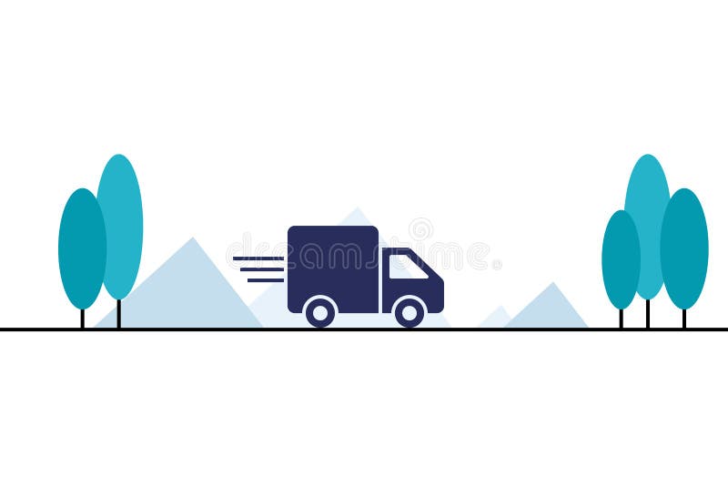 Fast Shipping with Shopping Bag Stock Vector - Illustration of deliver ...