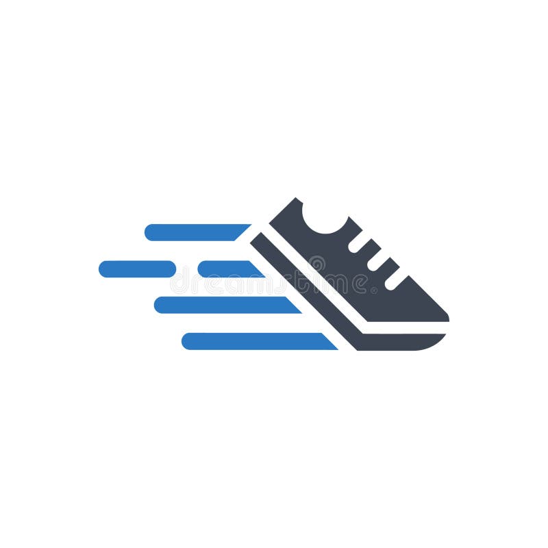 Fast Shoe Icon stock vector. Illustration of symbol - 361752511