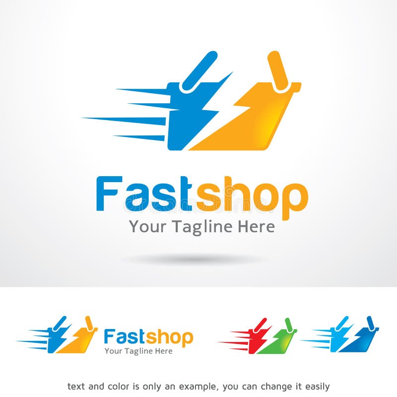 Fast Phone Logo Template Design Vector Stock Vector - Illustration of ...