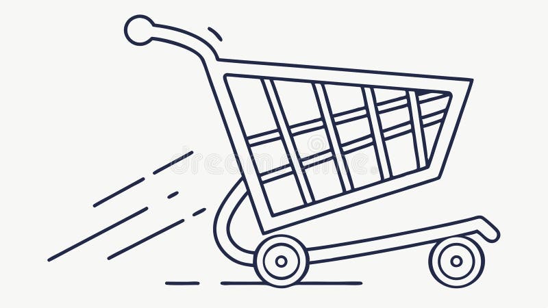 Fast Shopping Cart, E-commerce Delivery Vector, Vector Design ...