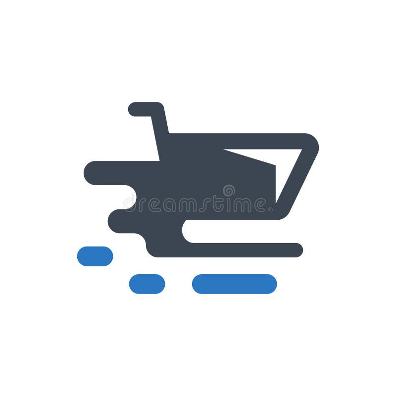 Fast shopping sign stock vector. Illustration of quick - 31418738
