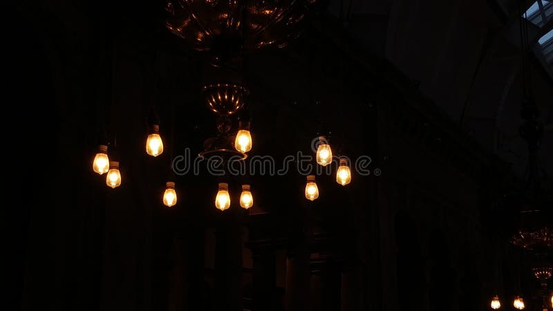 Fast Shutter Speed Shot of Ceiling Lights Stock Photo - Image of ...