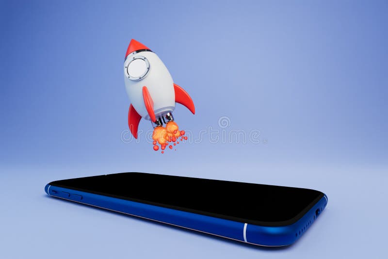 Fast Smartphone Performance. Fast Loading Information. Rocket and ...