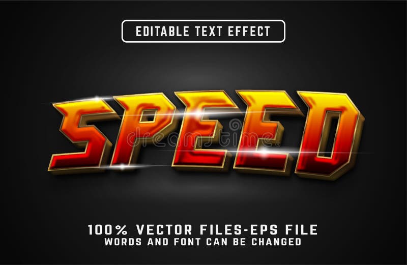 Luxury 3d Text Effect with Golden Style Premium Vectors Stock Vector ...