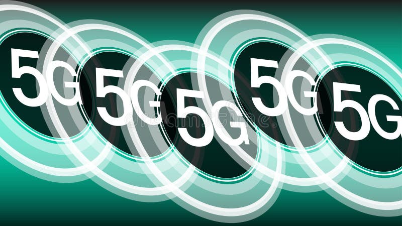 Fast Speed Internet 5G Vector Background Concept Stock Vector ...