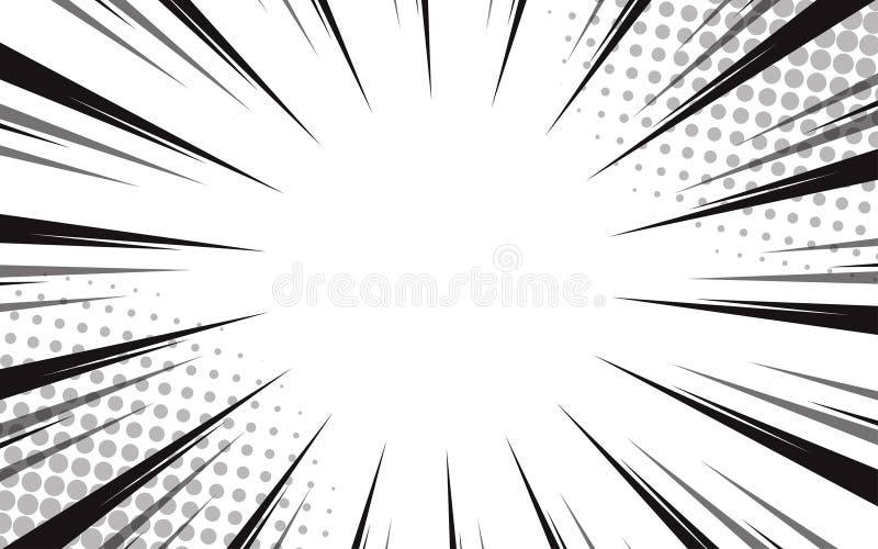Fast Speed Lines on White Background. Anime Comic Speed Line Movement ...