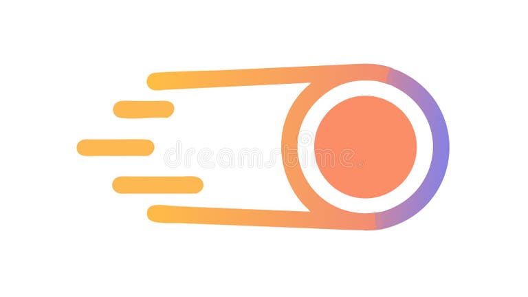 Fast Speed Motion Blur Icon for Quickness, Vector Design Generative AI ...