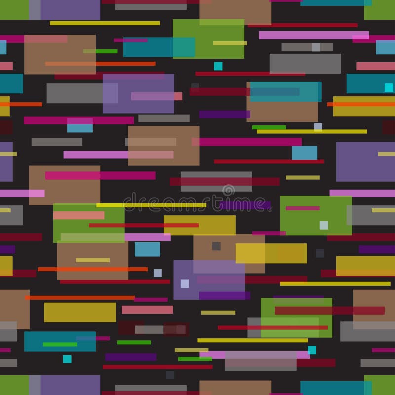 Fast Speed Motion Colorful Objects Seamless Pattern Vector Stock Vector ...