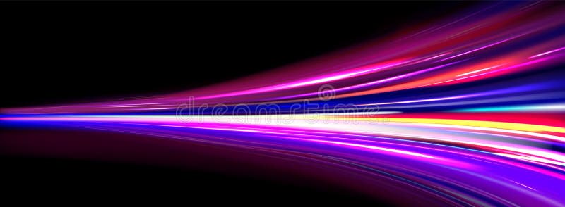 Fast Speed Motion Light Effect Stock Vector - Illustration of ...