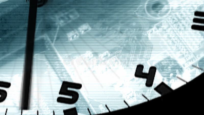 Fast spinning analog clock stock video. Video of countdown - 40261937