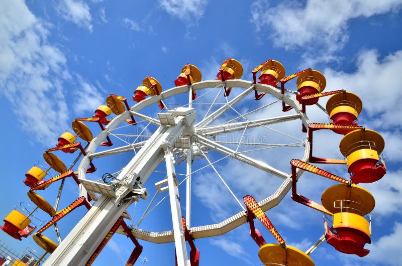 Fast Spinning ride stock image. Image of adventure, carousel - 30454509