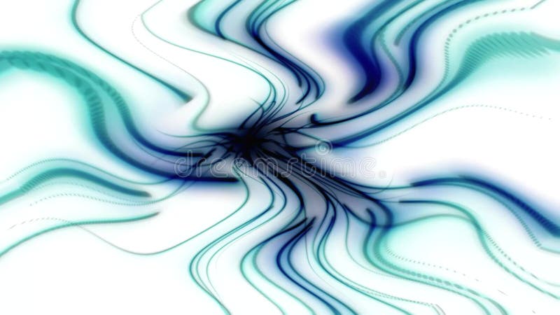 Fast-spreading Curved Bright Lines of Dark Light on a White Background ...