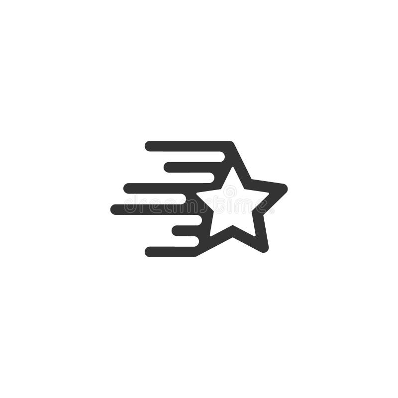 Fast Star Icon Logo Template Stock Illustration - Illustration of fast ...