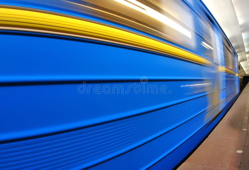 Fast subway train stock photo. Image of move, carriage - 22682288