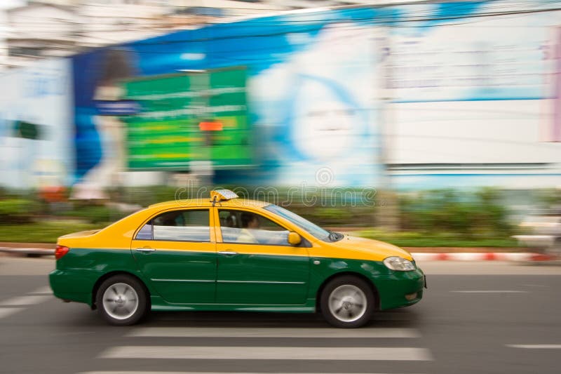 Fast taxi in city traffic stock photo. Image of lock, business - 2749164
