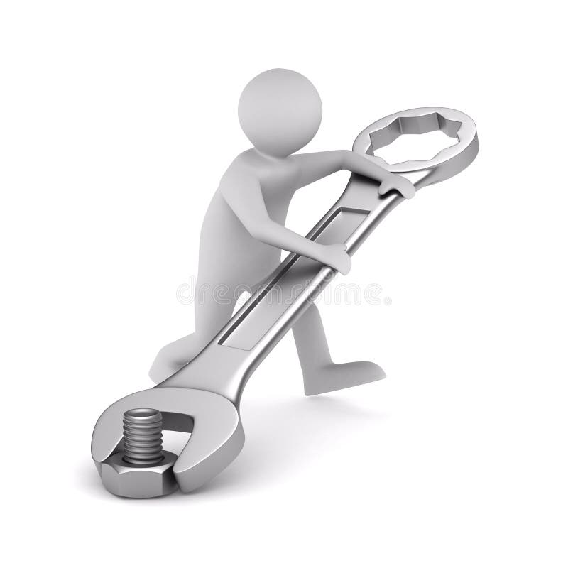 Technical Support. on Line Service Stock Illustration - Illustration of ...