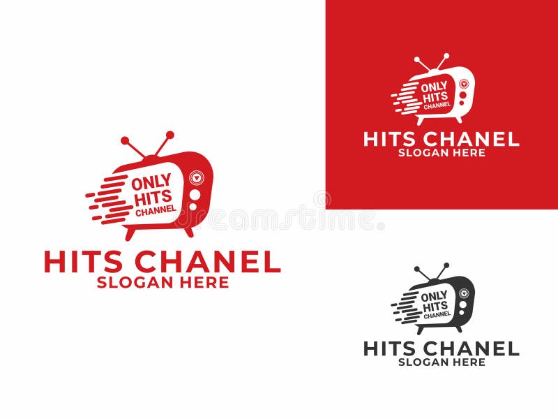 Fast Television Channel Logo Design Vector. TV or Television Channel ...