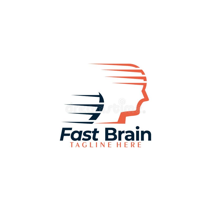 Fast Think Logo Icon Vector Isolated Stock Vector - Illustration of ...