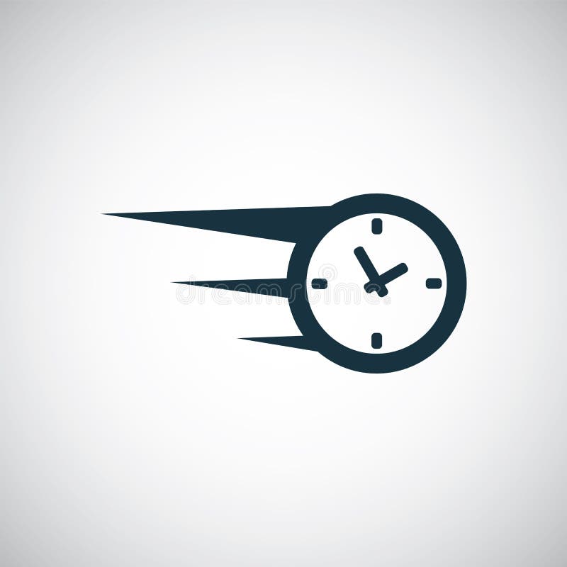 Fast time icon for web and stock vector. Illustration of symbol - 159595645