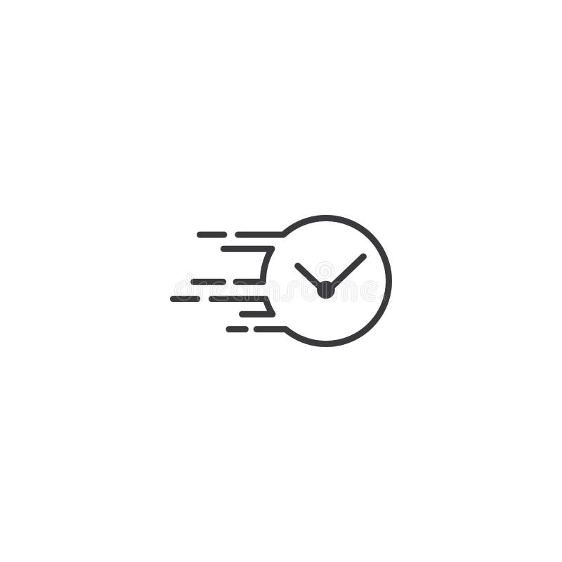 Fast Time logo vector stock vector. Illustration of timer - 121381573