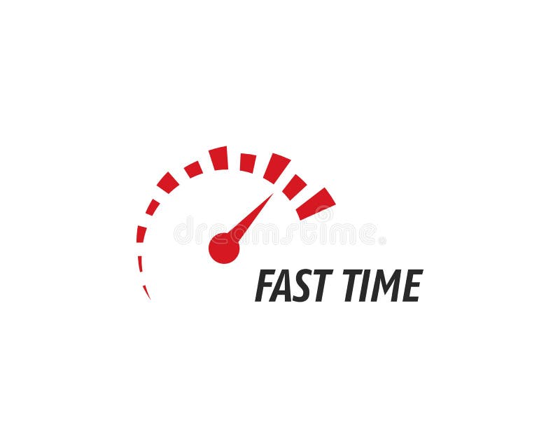 Fast Time logo vector stock vector. Illustration of timer - 121381573