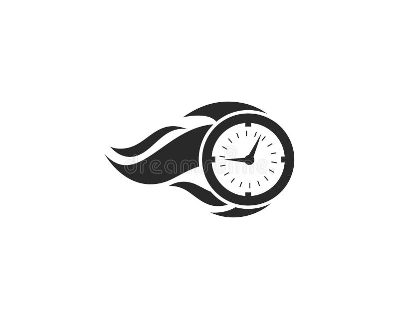 Fast Time logo vector stock vector. Illustration of hour - 121378585