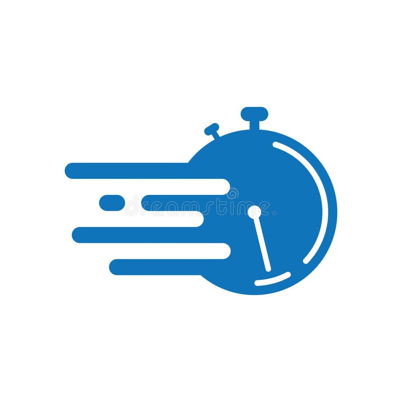 Fast Time Logo Vector Template Stock Illustration - Illustration of ...