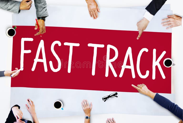 Fast Track Increase Improvement Development Raising Concept Stock Image ...