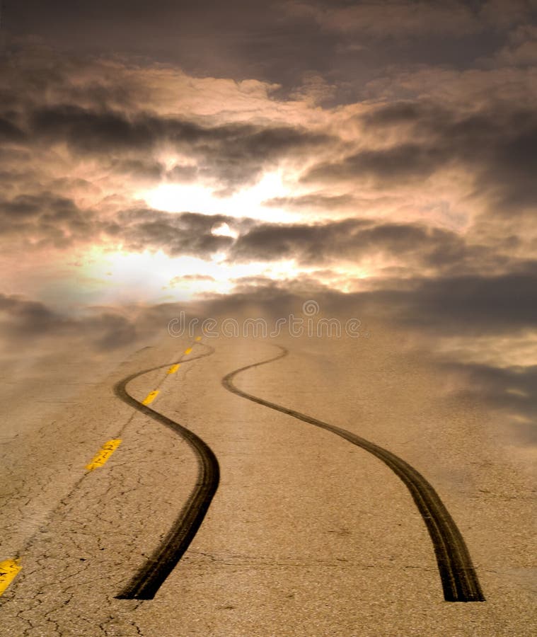 Fence with Cross, Heaven and Hell Stock Photo - Image of crucifix, rays ...