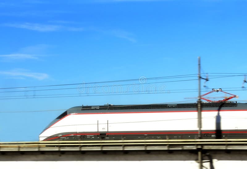 Fast train stock photo. Image of siren, rail, railway - 13940546