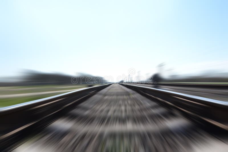 View from an express train stock image. Image of fast - 13023263