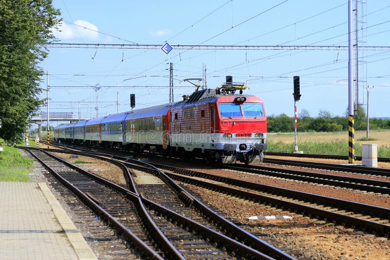 Fast train stock photo. Image of rail, trough, track - 26991396