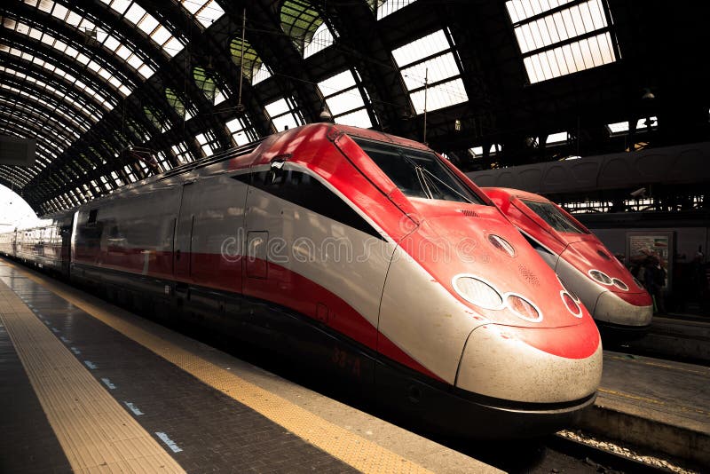 Fast train stock image. Image of transport, italy, travel - 37411229