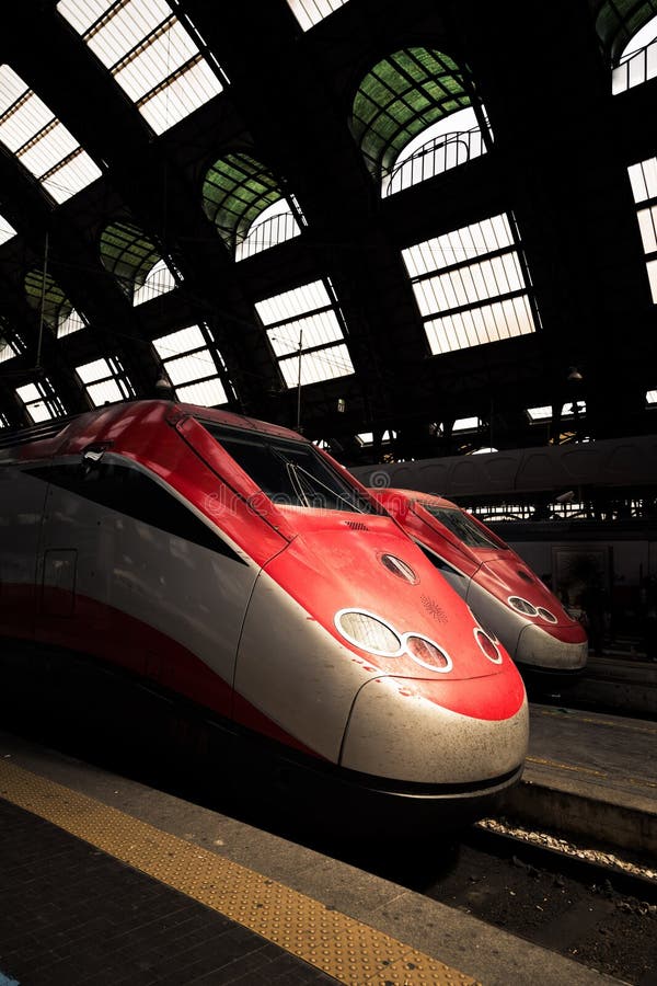Fast train stock image. Image of railroad, platform, traffic - 37411237