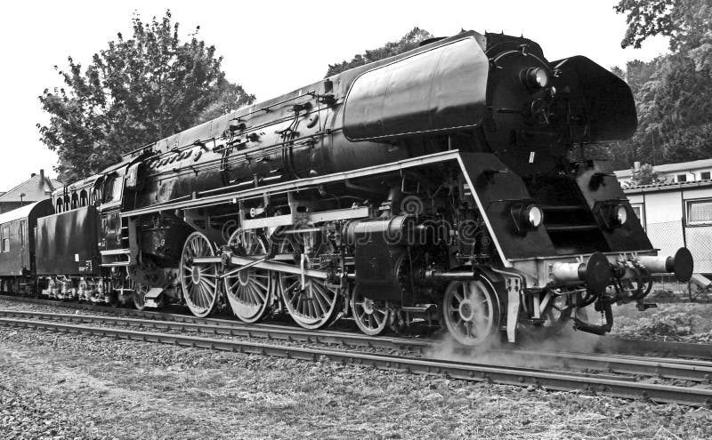 Fast Train Engine BR 01 stock photo. Image of railroad - 51844740