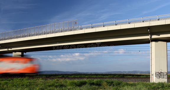 Fast Train Going really Fast Stock Photo - Image of rapid, interior ...