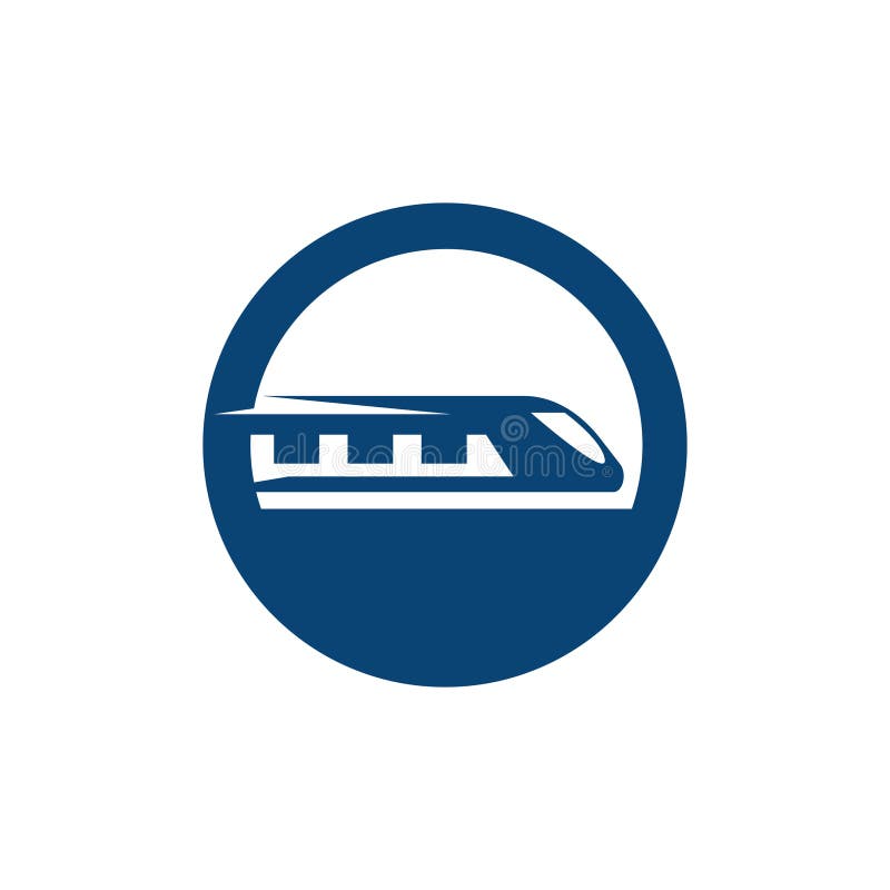 Fast Train Icon Logo Vector Template Stock Illustration - Illustration ...