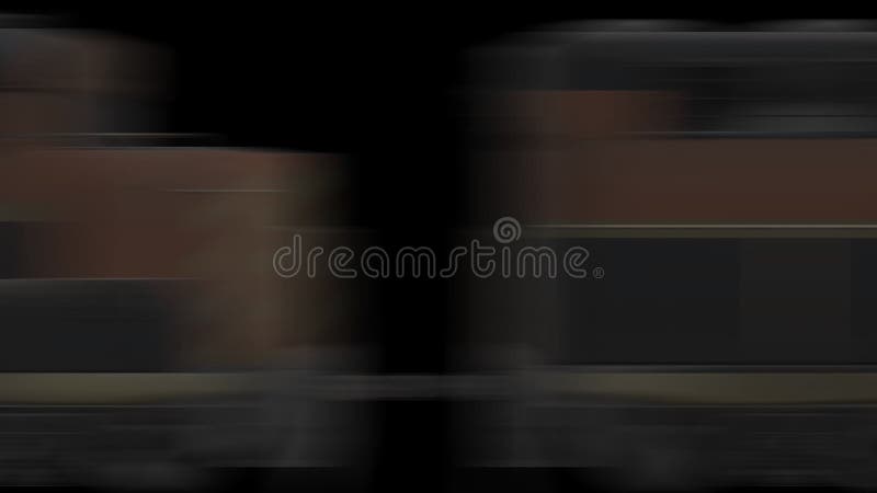 Train Passing in a Lightning Storm Stock Footage - Video of snow, train ...