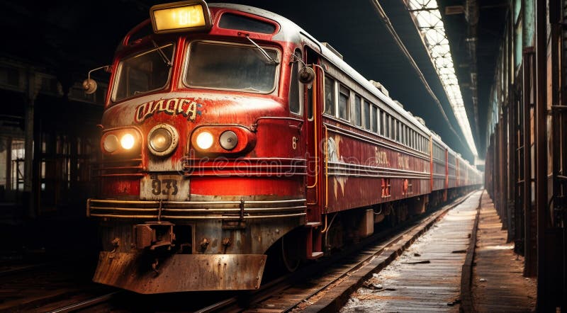 Train on the Rails, Train on the Railway, Train in Motion, Train on the ...