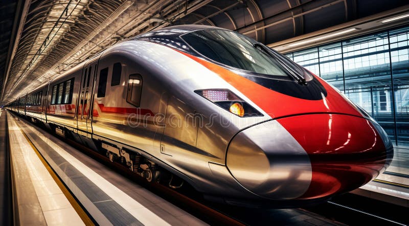 Train on the Rails, Train on the Railway, Train in Motion, Train on the ...