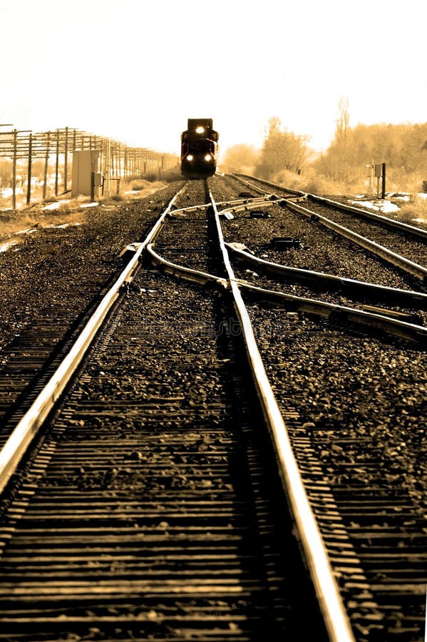 Fast Train on tracks stock photo. Image of blurry, future - 4134504