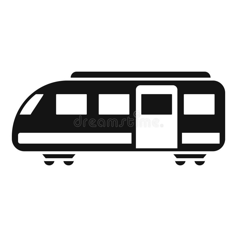 Fast Transport Train Icon Simple Vector. Public Station Stock Vector ...