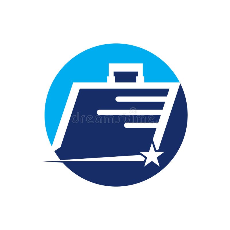 Fast Travel Agency Icon Vector Template Illustration Stock Illustration ...