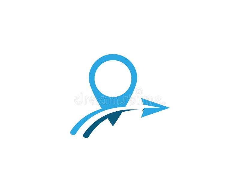 Fast Travel Logo stock vector. Illustration of journey - 93039378