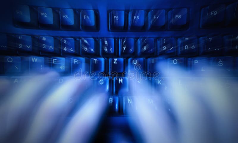 Fast typing stock image. Image of company, commerce, office - 7885843