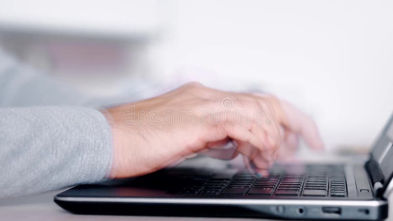 Fast Typing Skills Search Program Laptop Keyboard Stock Footage - Video ...